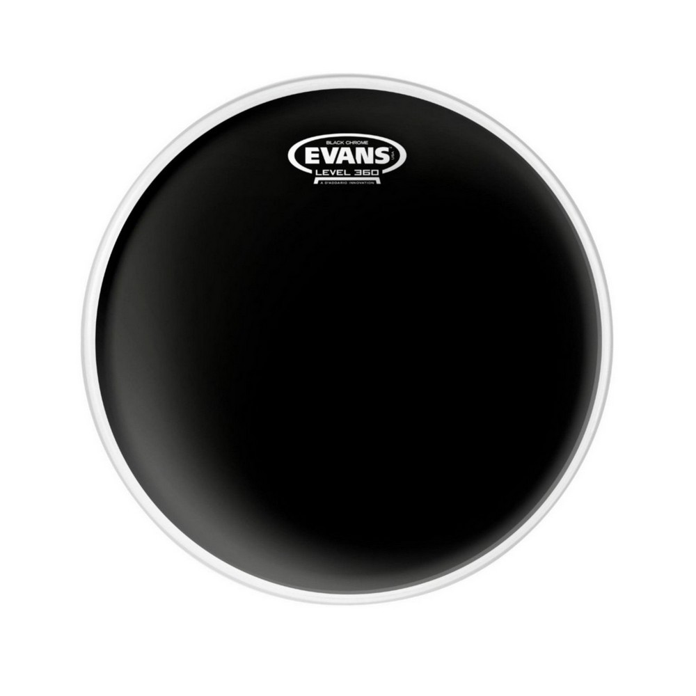 Evans Black Chrome 10 inch Tom Batter Head (TT10CHR) - JB Music
