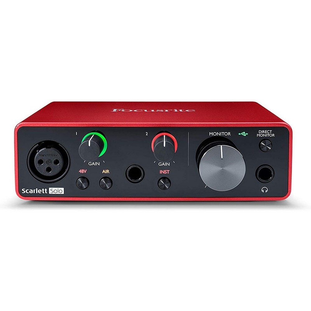 Focusrite Scarlett Solo 3rd Gen USB Audio Interface - JB Music