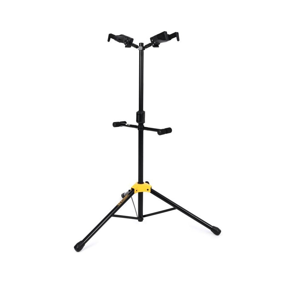 Hercules GS422B Plus Auto Grip System and Foldable Yoke Dual Guitar ...