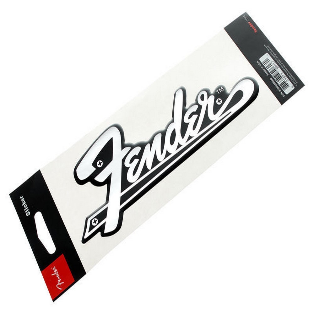 Fender Amplifier Logo 3D Sticker (9100288000) - JB Music