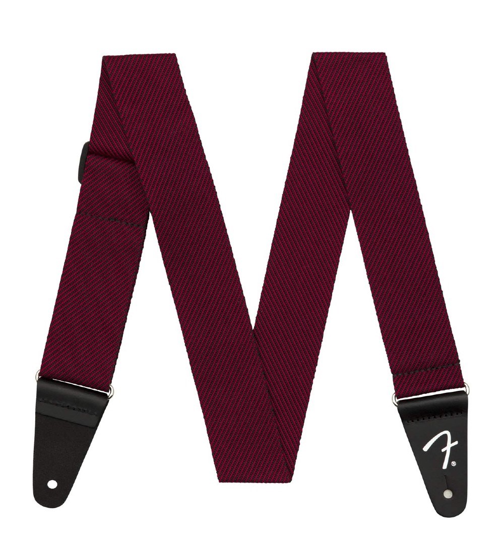 Fender Modern Tweed Strap - Black/Red 2 inch (991445406) - JB Music