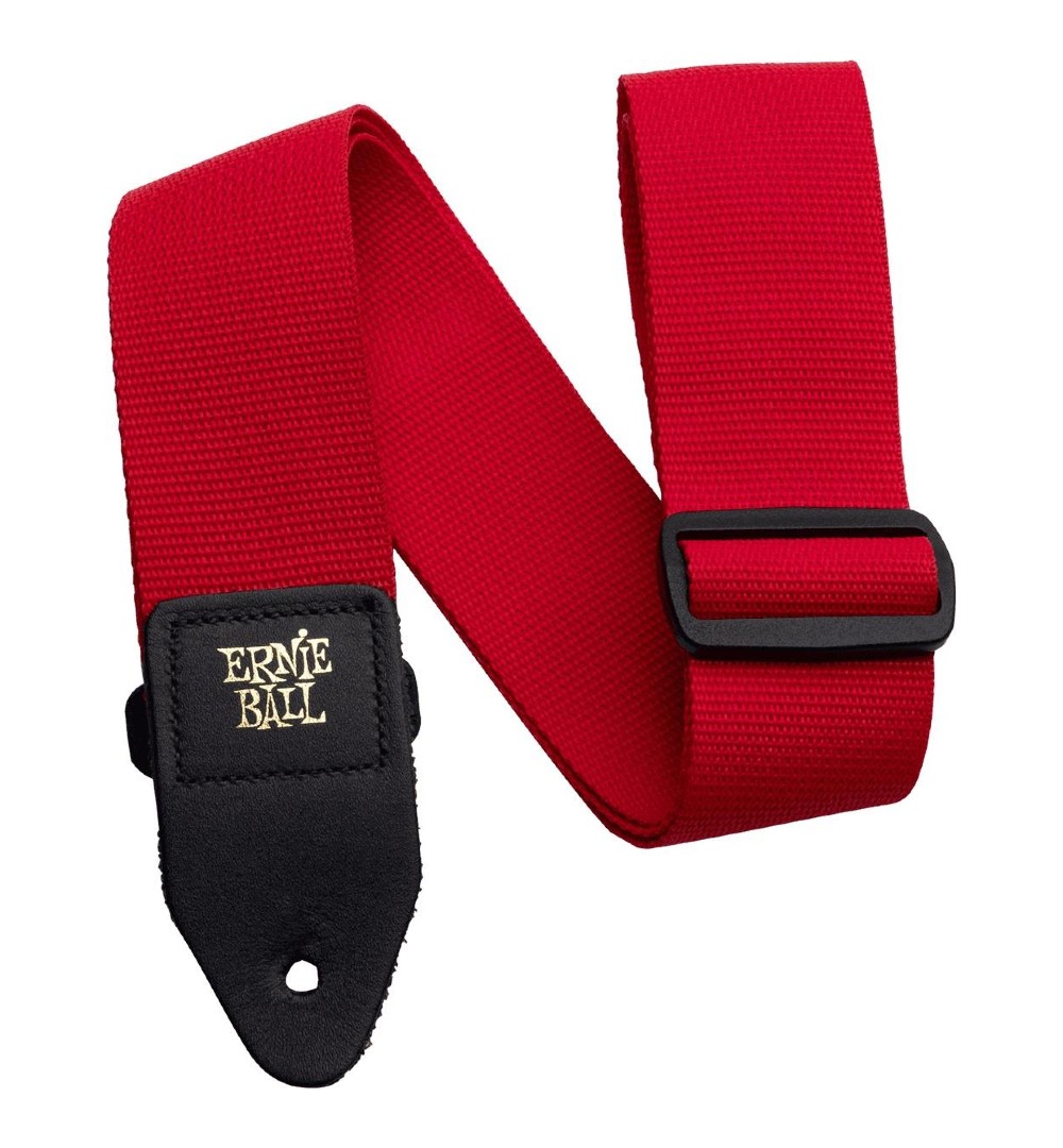 Ernie Ball 4040 Polypro Guitar Strap (Red) - JB Music