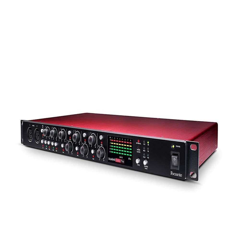 Focusrite Scarlett Octopre 8-Channel Mic Preamp with ADAT Connectivity ...
