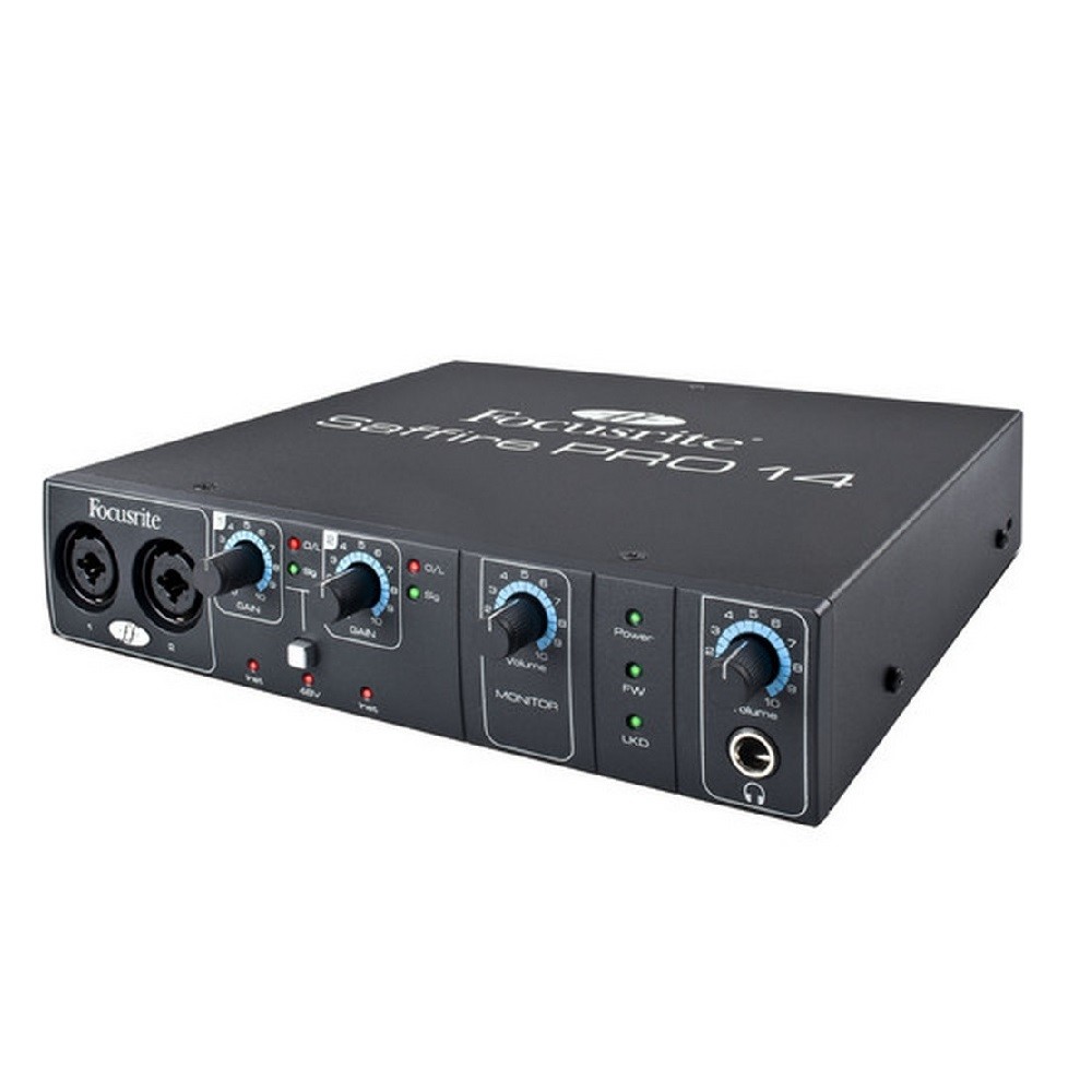 Focusrite Saffire PRO 14 FireWire Interface with Microphone Preamps ...