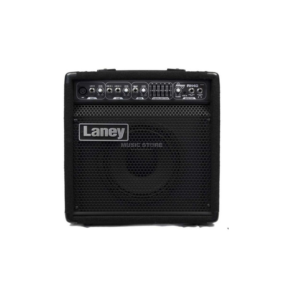 Laney AH40 Audiohub Multi-Instrument 40 Watts 3-Channel Combo Amplifier ...