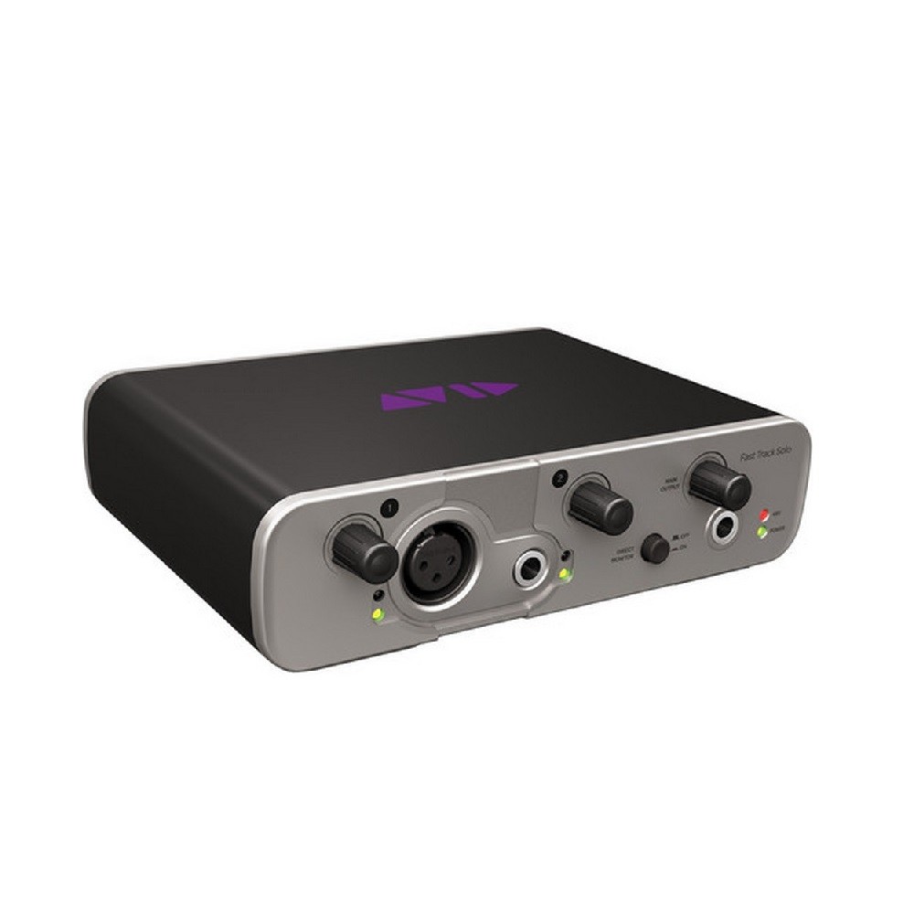 Avid Fast Track Solo with Pro Tools Express Audio Interface - JB Music