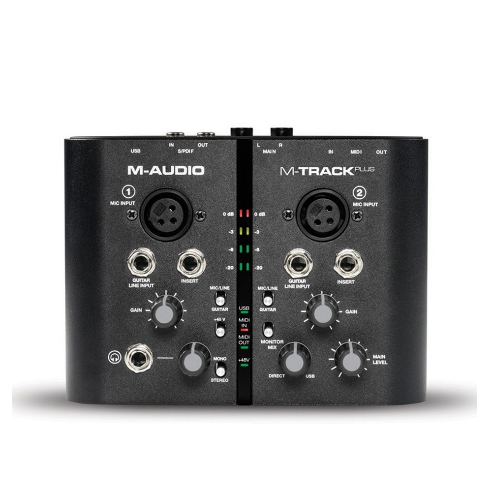 M-Audio M-Track Plus USB Audio/MIDI Interface - JB Music