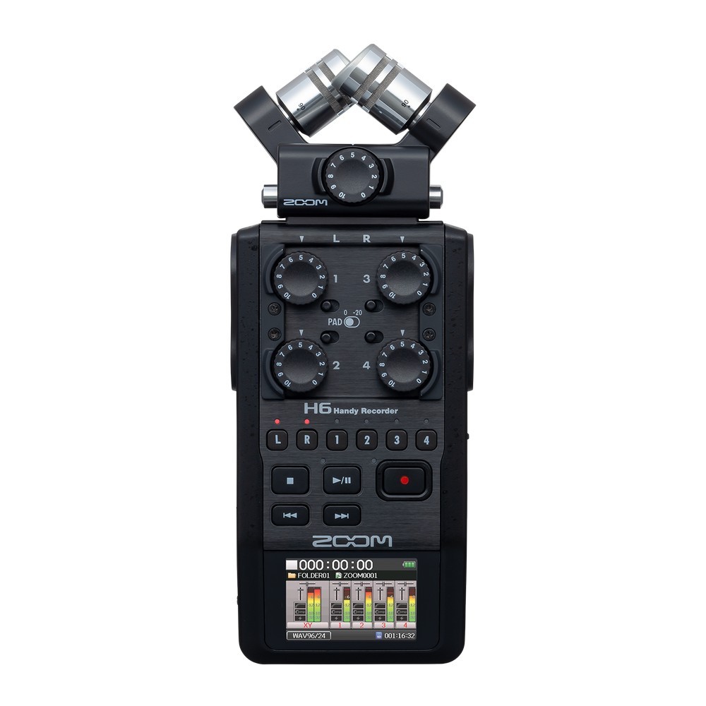 Zoom H6 Handy Recorder with Interchangeable Microphone System - JB Music
