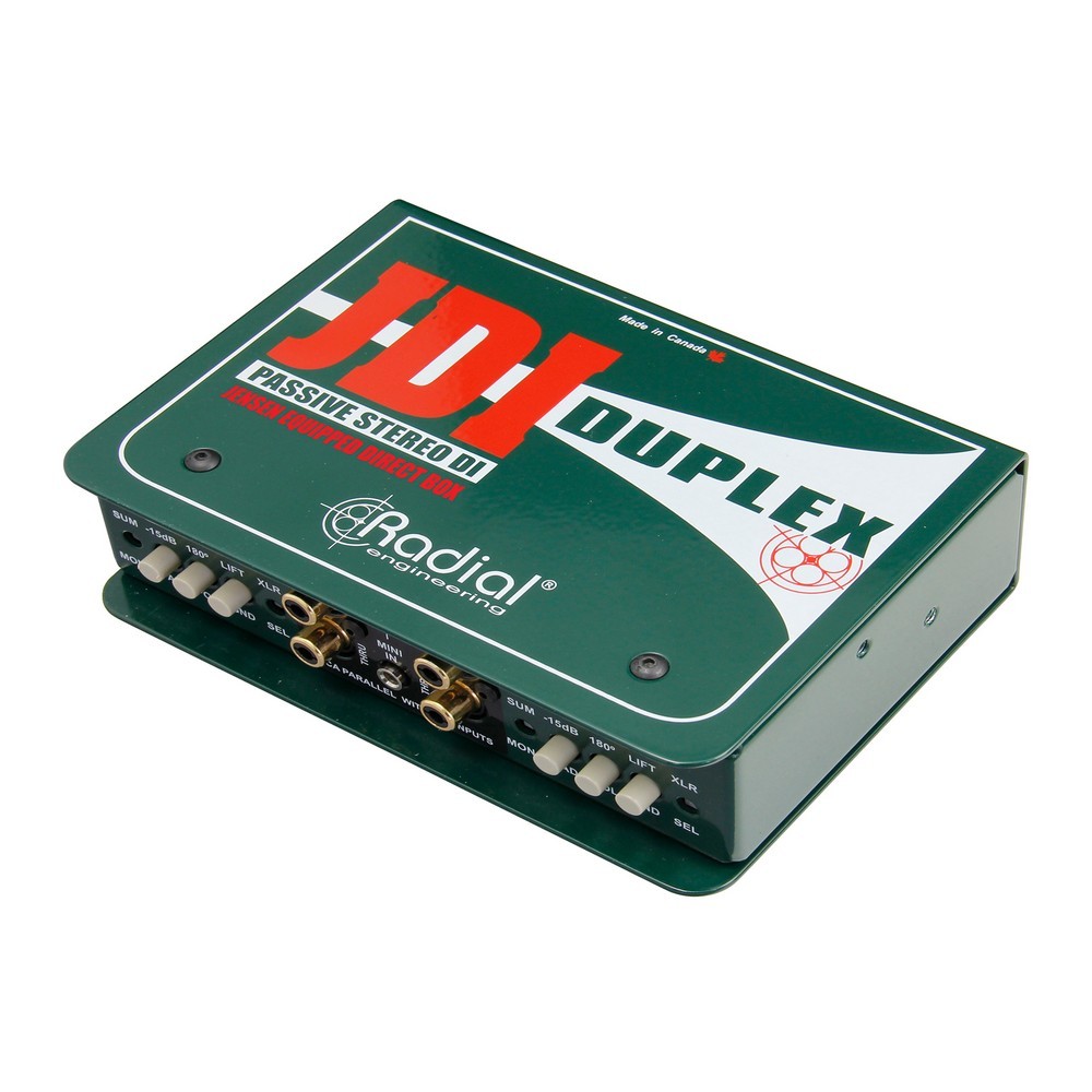 Radial JDI Stereo 2-channel Passive Instrument Direct Box - JB Music