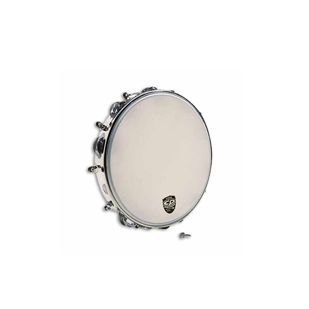 Latin Percussion (LP) 10 inch Tunable Tambourine - Metal (CP392) - JB Music