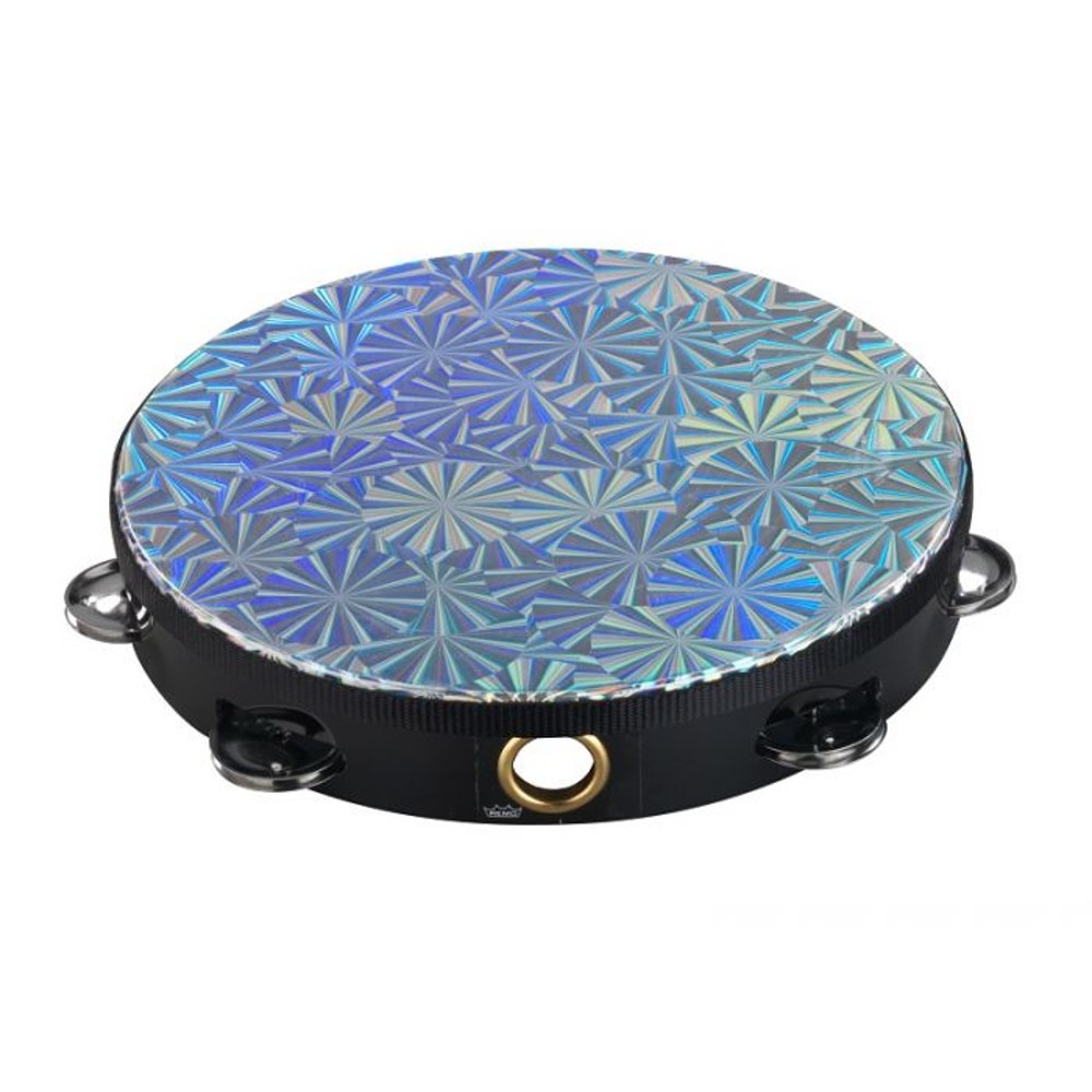 Remo Prizmatic 10 inch Single Row Pre-Tuned Tambourine - Pinwheel (TA ...