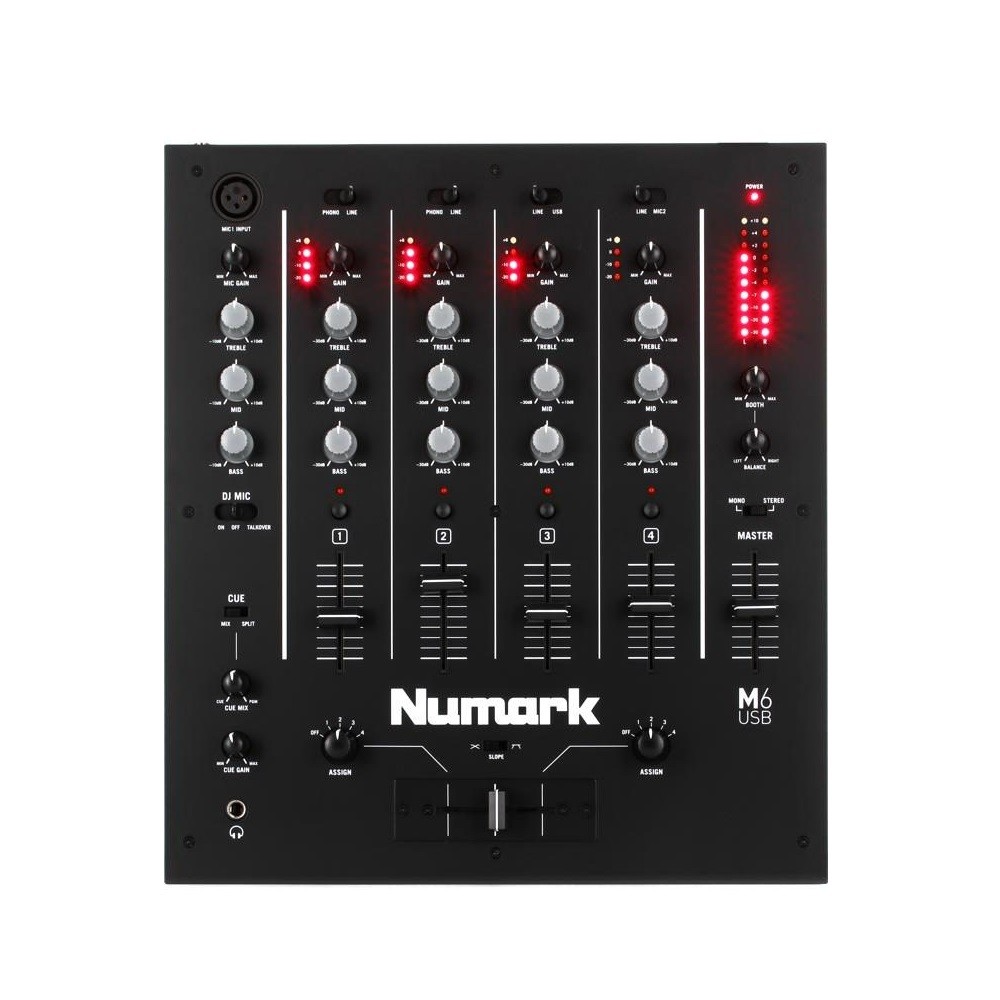Numark M6 USB 4-Channel DJ Mixer - JB Music