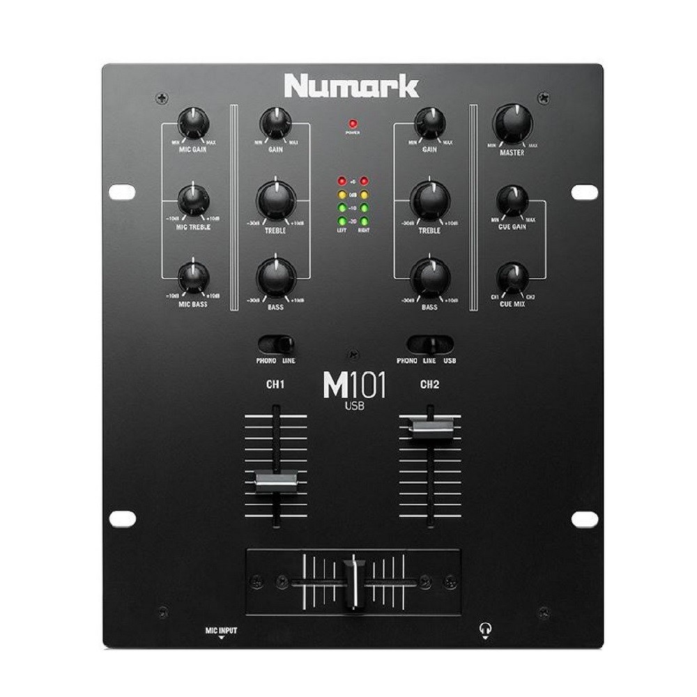Numark M101 2-Channel All-Purpose Mixer (Black) - JB Music