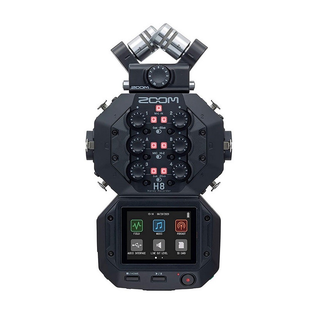 Zoom H8 8-Input Handy Recorder - JB Music