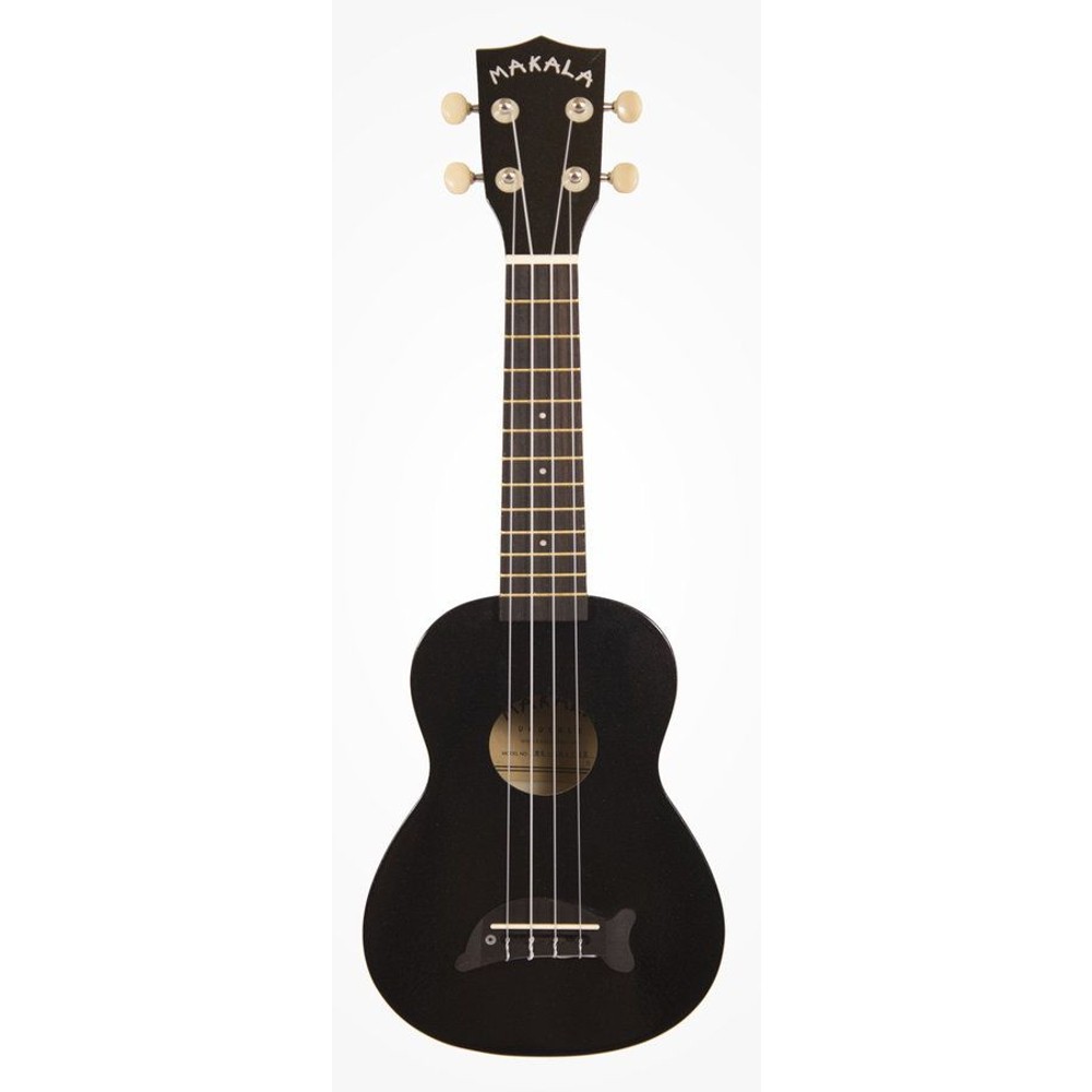 Kala Soprano Ukulele Makala Charcoal Black Dolphin MK-SD/CBK - JB Music