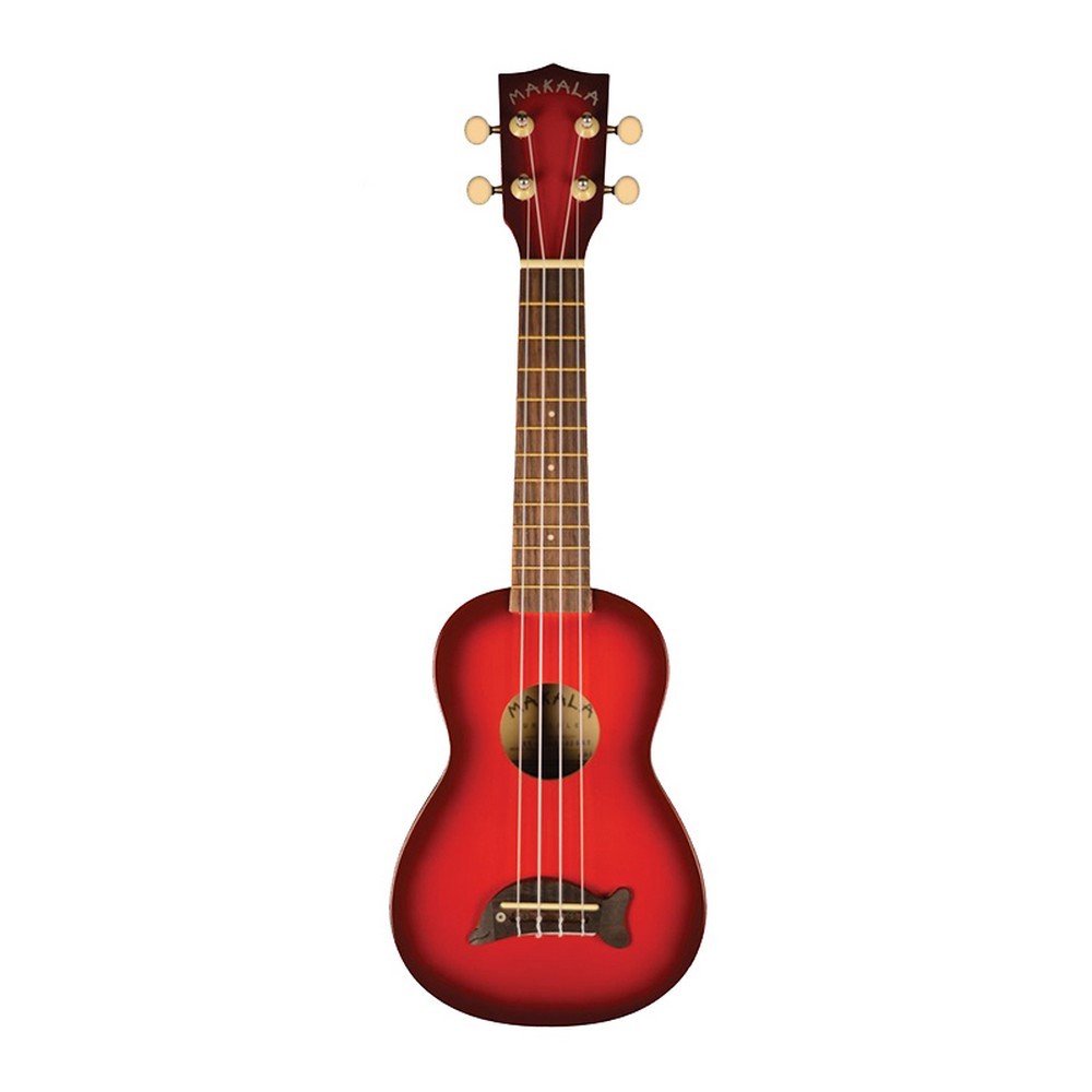 Kala Soprano Ukulele Makala Redburst Dolphin MK-SD/ RDBURST - JB Music