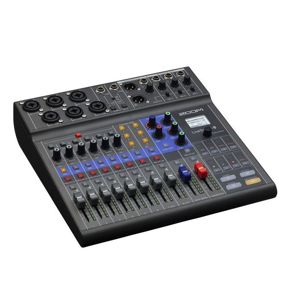 Zoom LiveTrak L-8 8-channel Digital Mixer / Recorder - JB Music