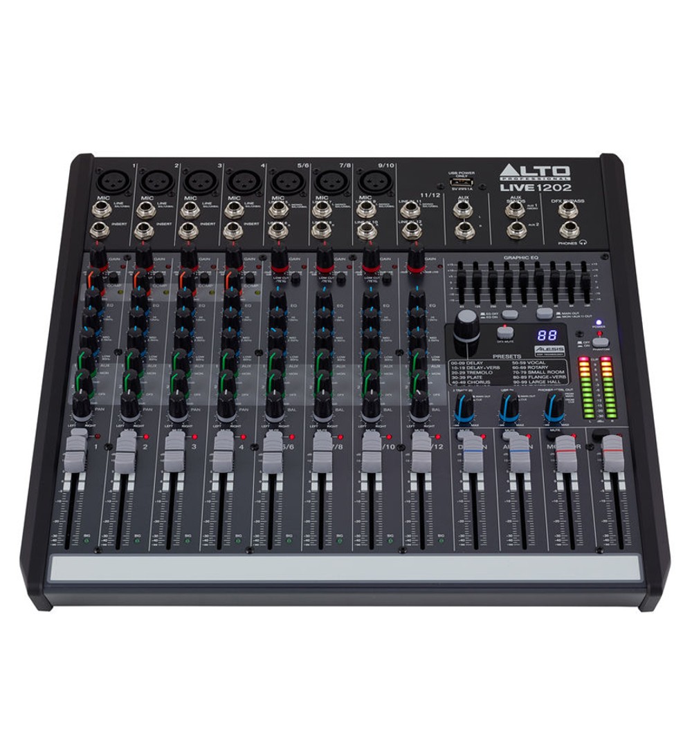 Alto Professional Live 1202 12-Channel / 2-Bus Mixer - JB Music