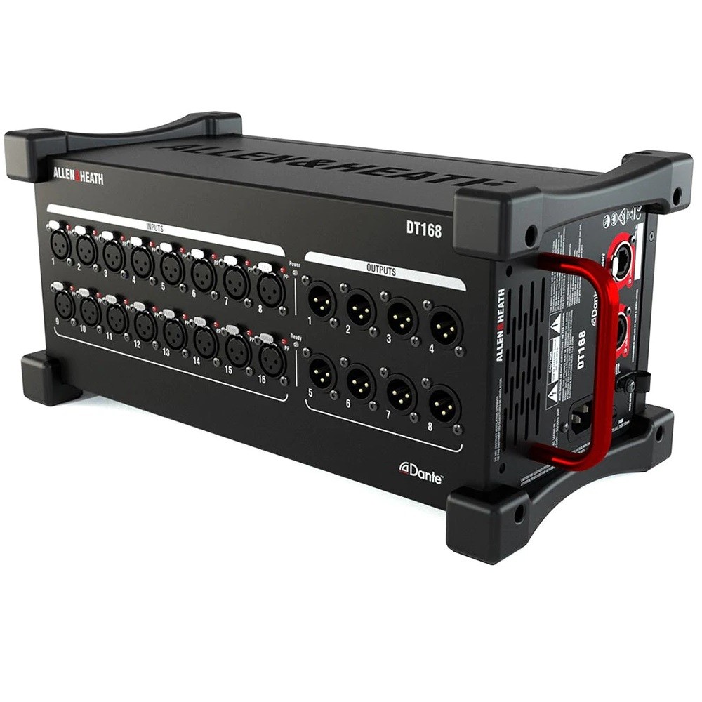 Allen & Heath DT168 16-input Dante I/O Expander - JB Music