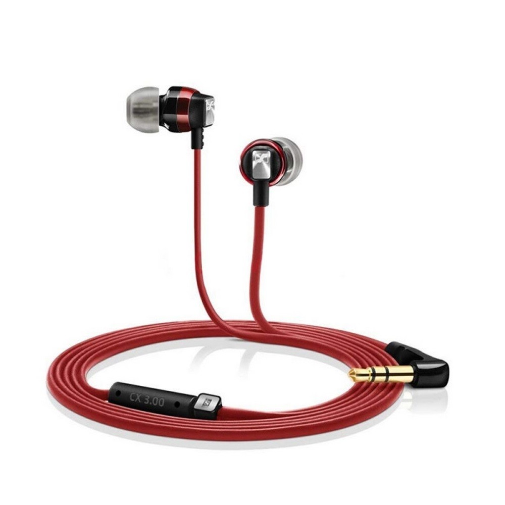 Sennheiser CX 300S In-Ear Headphone with One-Button Smart Remote - Red ...