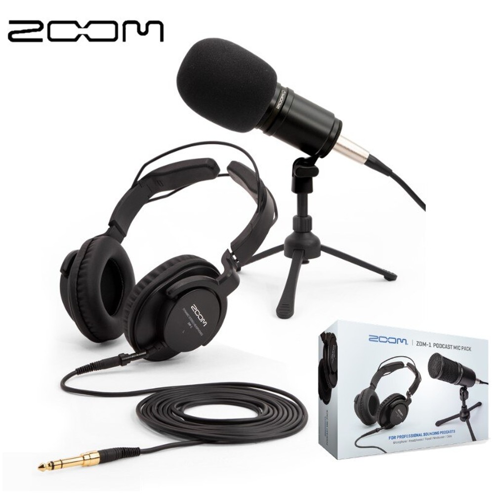 Zoom ZDM-1 Podcast Mic Pack - JB Music