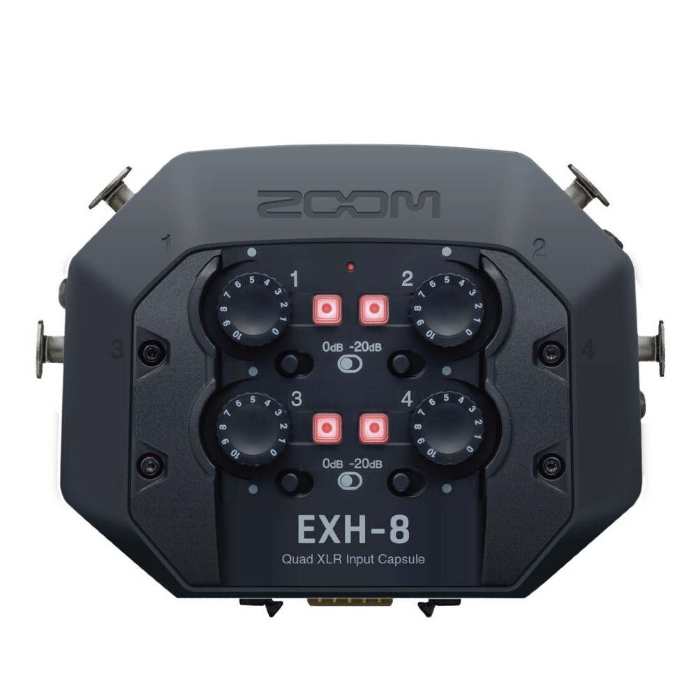 Zoom EXH-8 External XLR Input Capsule for H8 Recorder - JB Music