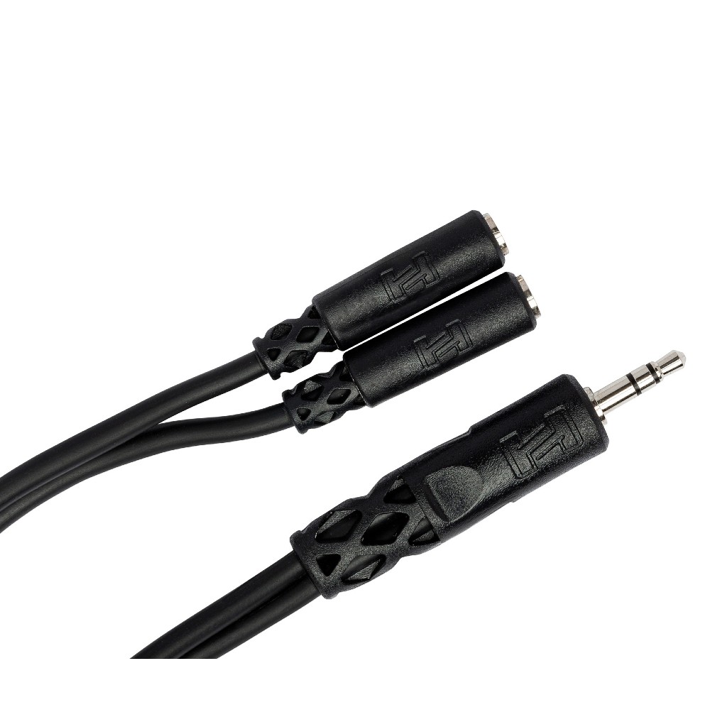 Hosa YMM-232 TRS to Dual Y Cable 3.5 mm TRSF - JB Music
