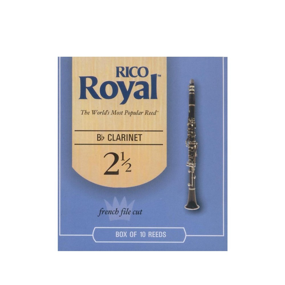 Rico RCB 1025 Bb Clarinet Reeds - Strength 2.5 (Sold Per Piece) - JB Music