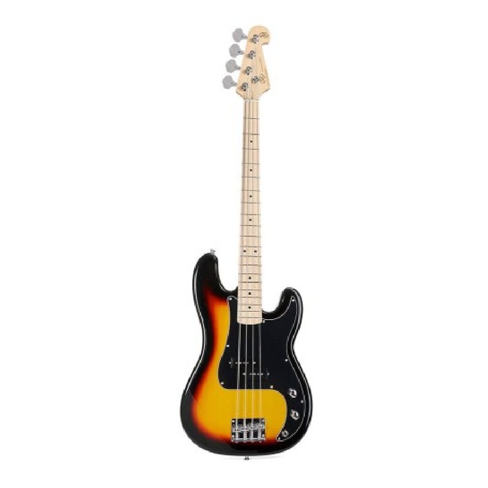 SX SBM2/3TS Precision Bass Guitar with Bag (3 Tone Sunburst) - JB Music