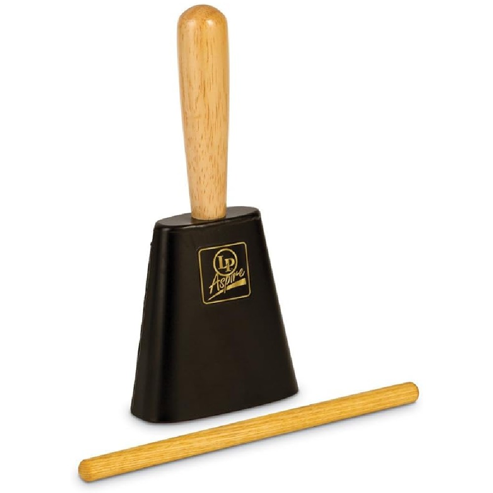 Latin Percussion (LP) LPA900-BK LPA EZ-Grip Cowbell on Handle (Black ...