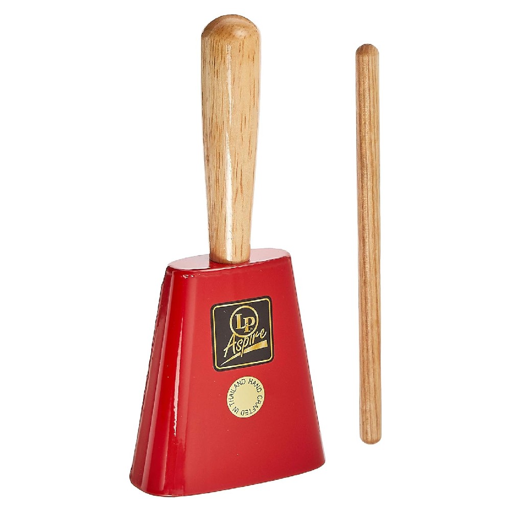 LP LPA900-RD LPA EZ-Grip Cowbell on Handle (Red) - JB Music