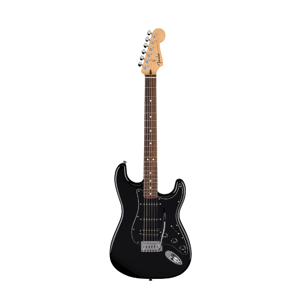 Fender Standard Series Stratocaster HSS Electric Guitar - Black ...